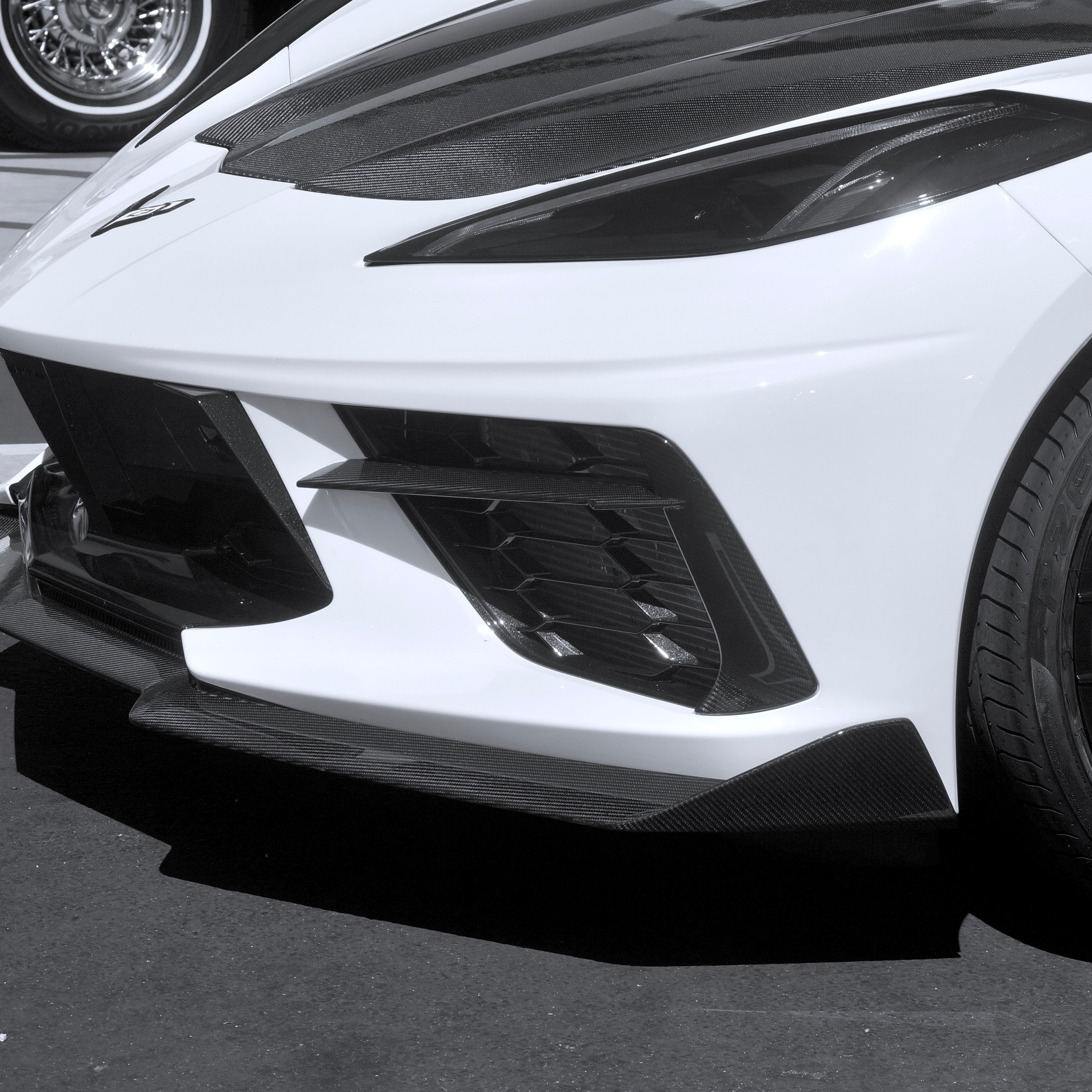 Corvette C8 Front Bumper Carbon Fiber Canards (1 Pair) – RPMCORVETTE